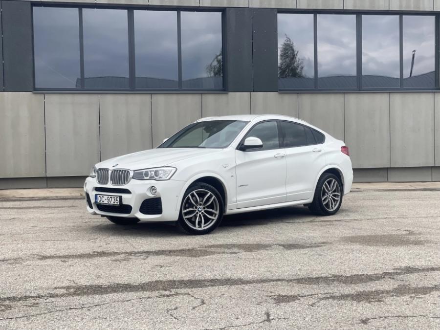 White BMW X4 2017 in Riga, with an engine capacity of 3.00 L and mileage of 282 thousand km for 20990 €, photo 1 on AUTOMOTO.COM.LV