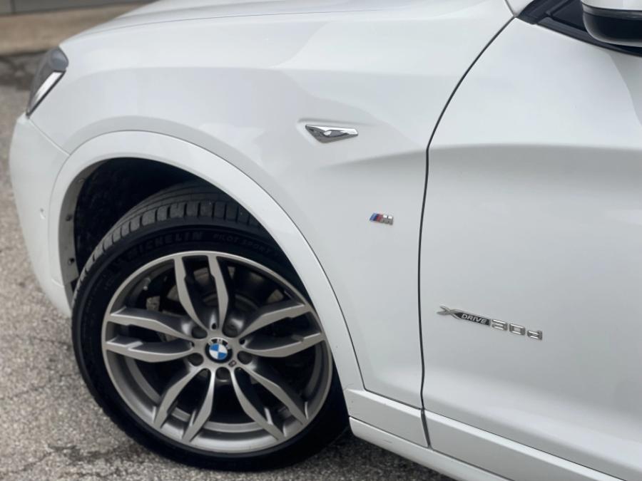 White BMW X4 2017 in Riga, with an engine capacity of 3.00 L and mileage of 282 thousand km for 20990 €, photo 9 on AUTOMOTO.COM.LV