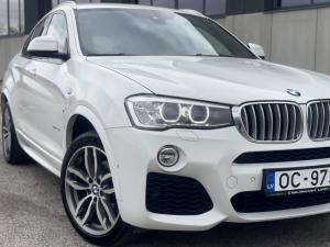 White BMW X4 2017 in Riga, with an engine capacity of 3.00 L and mileage of 282 thousand km for 20990 €, photo 12 on AUTOMOTO.COM.LV