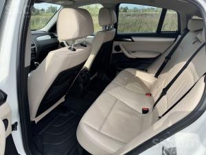 White BMW X4 2017 in Riga, with an engine capacity of 2.00 L and mileage of 120 thousand km for 21900 €, photo 17 on AUTOMOTO.COM.LV