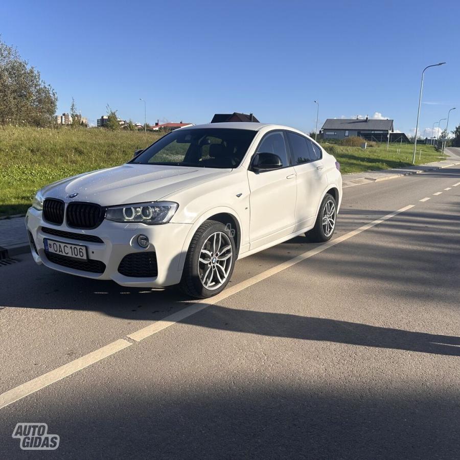 White BMW X4 2017 in Jonava, with an engine capacity of 3.00 L and mileage of 268 thousand km for 14500 €, photo 3 on AUTOMOTO.COM.LV