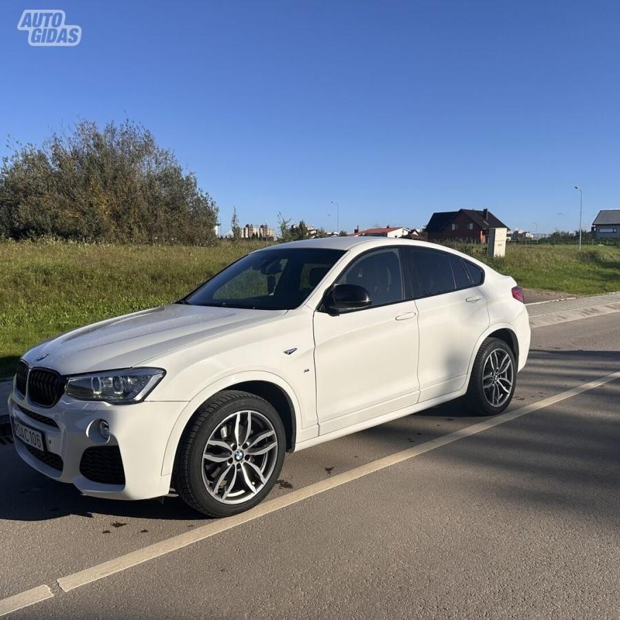 White BMW X4 2017 in Jonava, with an engine capacity of 3.00 L and mileage of 268 thousand km for 14500 €, photo 11 on AUTOMOTO.COM.LV