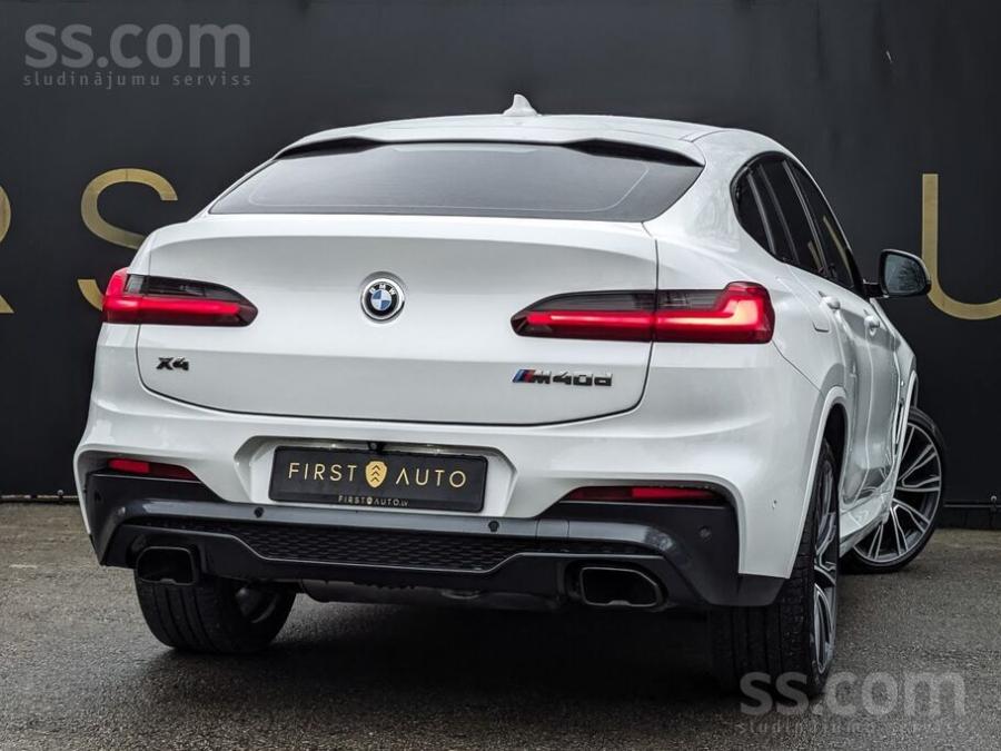 White BMW X4 2018 in Tukums, with an engine capacity of 3.00 L and mileage of 213 thousand km for 29990 €, photo 4 on AUTOMOTO.COM.LV