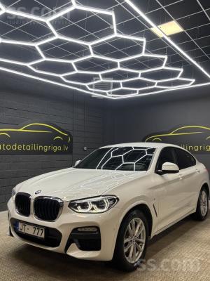White BMW X4 2018 in Riga, with an engine capacity of 3.00 L and mileage of 59 thousand km for 35500 €, photo  on AUTOMOTO.COM.LV