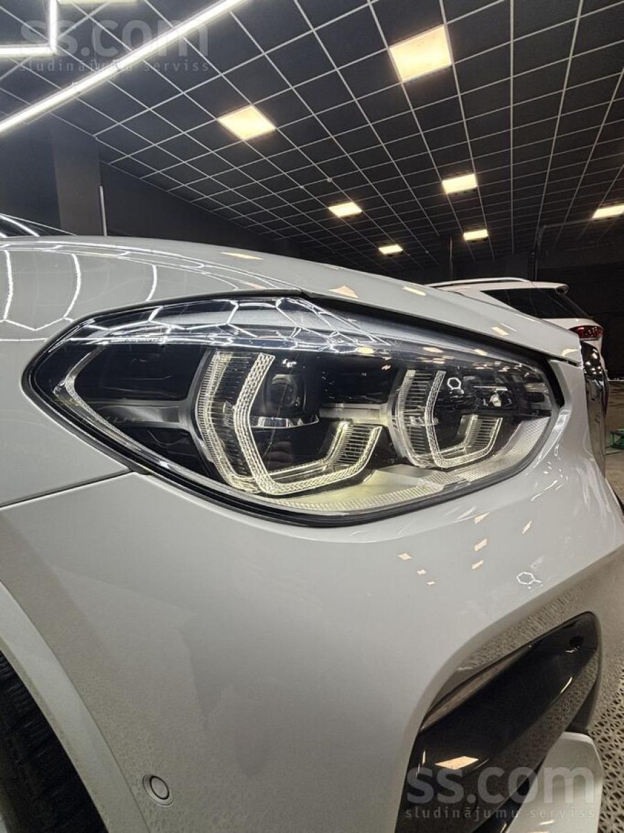White BMW X4 2018 in Riga, with an engine capacity of 3.00 L and mileage of 59 thousand km for 35500 €, photo 17 on AUTOMOTO.COM.LV