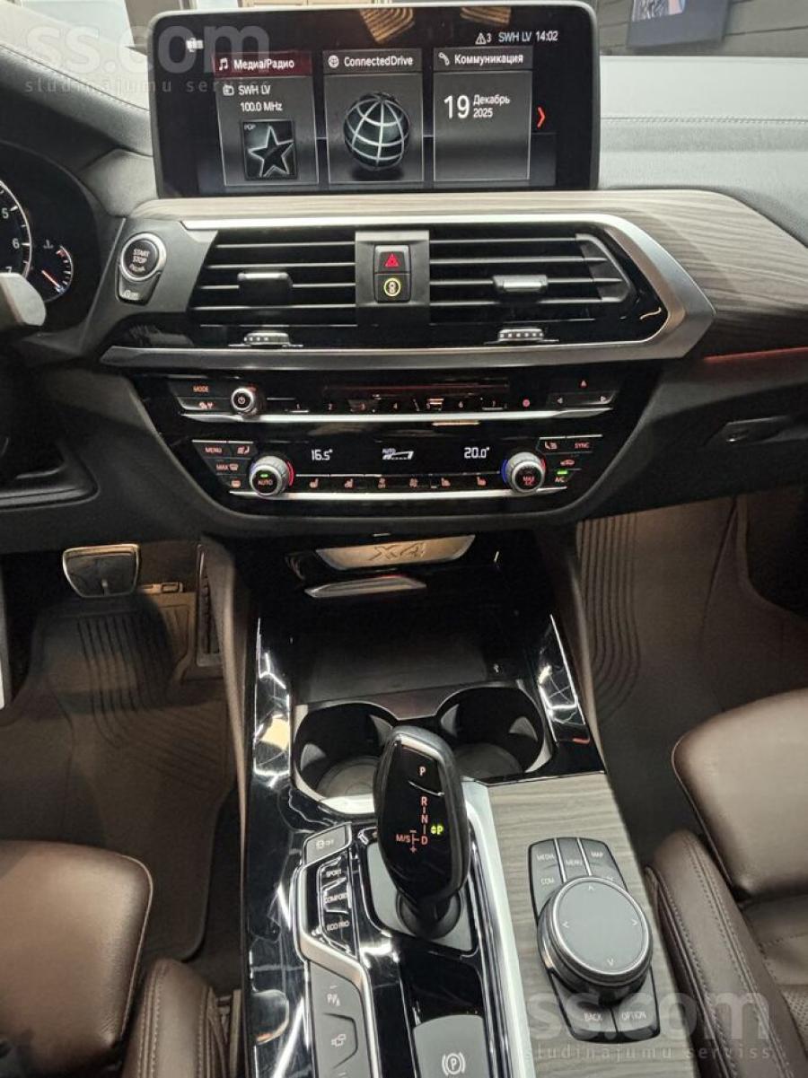 White BMW X4 2018 in Riga, with an engine capacity of 3.00 L and mileage of 59 thousand km for 35500 €, photo 20 on AUTOMOTO.COM.LV