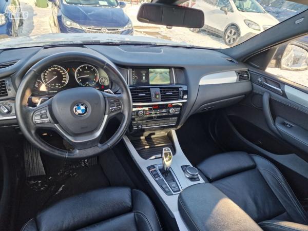 White BMW X4 2018 in Kaunas, with an engine capacity of 3.00 L and mileage of 193 thousand km for 20190 €, photo 10 on AUTOMOTO.COM.LV