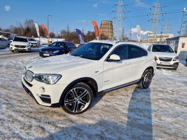 White BMW X4 2018 in Kaunas, with an engine capacity of 2.99 L and mileage of 193 thousand km for 20190 €, photo 1 on AUTOMOTO.COM.LV