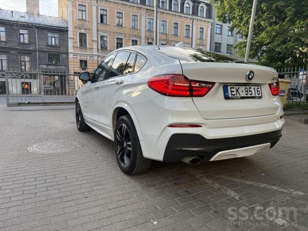 White BMW X4 2018 in Riga, with an engine capacity of 2.00 L and mileage of 134 thousand km for 22500 €, photo 3 on AUTOMOTO.COM.LV