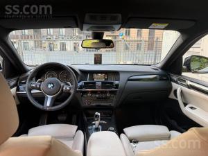 White BMW X4 2018 in Riga, with an engine capacity of 2.00 L and mileage of 134 thousand km for 20500 €, photo 9 on AUTOMOTO.COM.LV