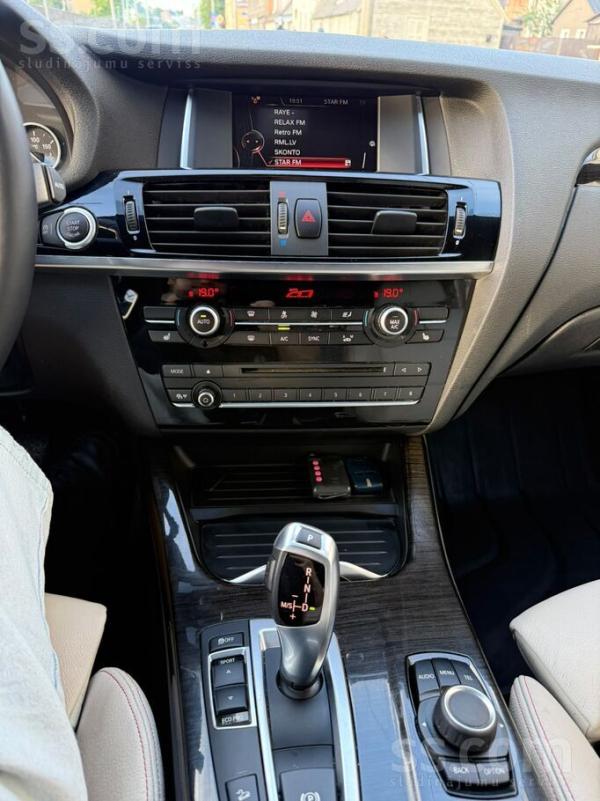 White BMW X4 2018 in Riga, with an engine capacity of 2.00 L and mileage of 134 thousand km for 20500 €, photo 10 on AUTOMOTO.COM.LV