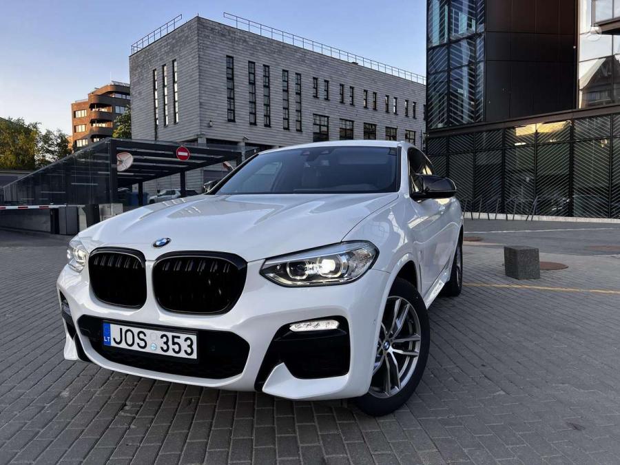 Balts BMW X4 2018 Kauņa, ar dzinēja tilpumu 2.00 L un nobraukumu 150 tūkst. km par 28500 €, foto 8 vietnē AUTOMOTO.COM.LV