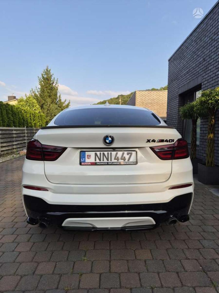 Balts BMW X4 2018 Kauņa, ar dzinēja tilpumu 3.00 L un nobraukumu 126 tūkst. km par 24900 €, foto 8 vietnē AUTOMOTO.COM.LV