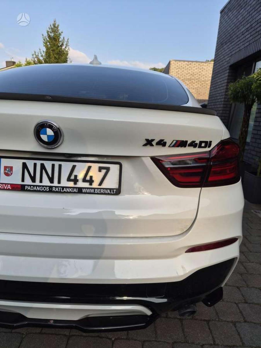 Balts BMW X4 2018 Kauņa, ar dzinēja tilpumu 3.00 L un nobraukumu 126 tūkst. km par 24900 €, foto 10 vietnē AUTOMOTO.COM.LV