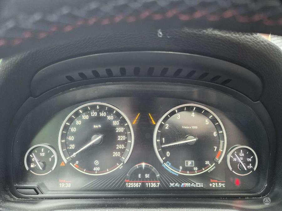 Balts BMW X4 2018 Kauņa, ar dzinēja tilpumu 3.00 L un nobraukumu 126 tūkst. km par 24900 €, foto 12 vietnē AUTOMOTO.COM.LV