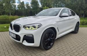 White BMW X4 2018 in Utena, with an engine capacity of 2.00 L and mileage of 216 thousand km for 27500 €, photo  on AUTOMOTO.COM.LV