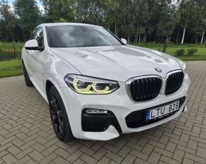 White BMW X4 2018 in Utena, with an engine capacity of 2.00 L and mileage of 216 thousand km for 27500 €, photo 4 on AUTOMOTO.COM.LV
