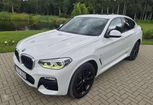 White BMW X4 2018 in Utena, with an engine capacity of 2.00 L and mileage of 216 thousand km for 27500 €, photo 5 on AUTOMOTO.COM.LV
