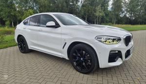 White BMW X4 2018 in Utena, with an engine capacity of 2.00 L and mileage of 216 thousand km for 27500 €, photo 7 on AUTOMOTO.COM.LV