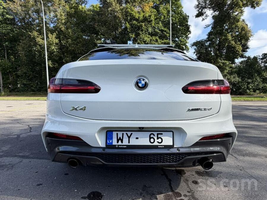 White BMW X4 2018 in Riga, with an engine capacity of 2.00 L and mileage of 235 thousand km for 26500 €, photo 7 on AUTOMOTO.COM.LV