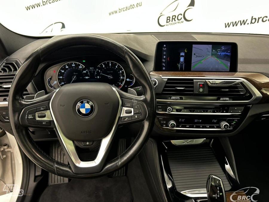 White BMW X4 2019 in Avizieniai, with an engine capacity of 2.00 L and mileage of 178 thousand km for 29500 €, photo 12 on AUTOMOTO.COM.LV