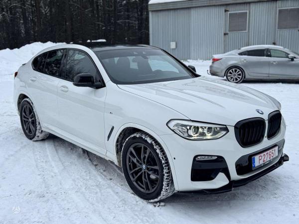 White BMW X4 2019 in Vilnius, with an engine capacity of 2.00 L and mileage of 270 thousand km for 23850 €, photo 3 on AUTOMOTO.COM.LV
