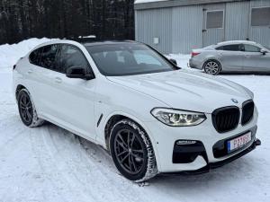 White BMW X4 2019 in Vilnius, with an engine capacity of 2.00 L and mileage of 270 thousand km for 23850 €, photo 3 on AUTOMOTO.COM.LV