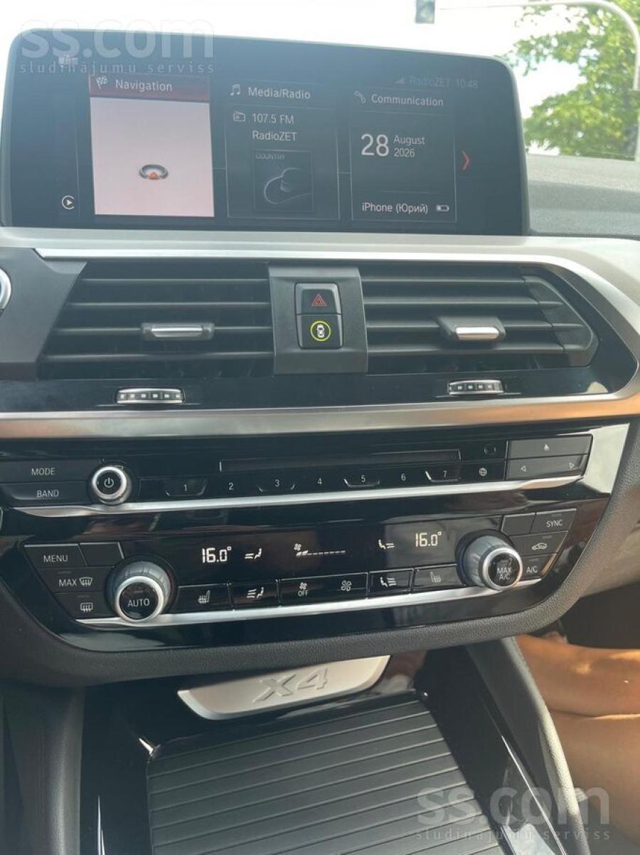 Balts BMW X4 2019 Ventspils, ar dzinēja tilpumu 2.00 L un nobraukumu 137 tūkst. km par 24900 €, foto 15 vietnē AUTOMOTO.COM.LV