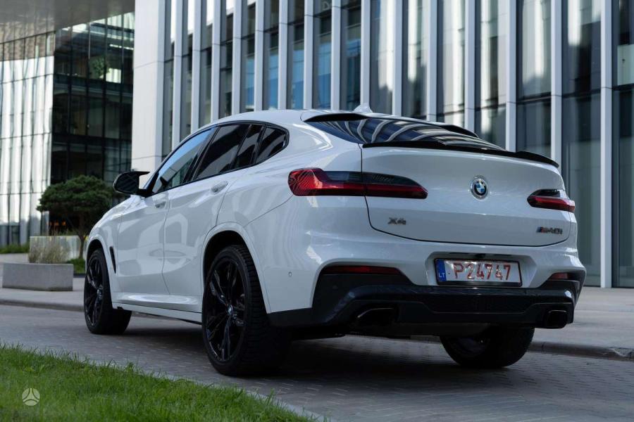 Balts BMW X4 2020 Viļņa, ar dzinēja tilpumu 3.00 L un nobraukumu 79 tūkst. km par 39500 €, foto 5 vietnē AUTOMOTO.COM.LV