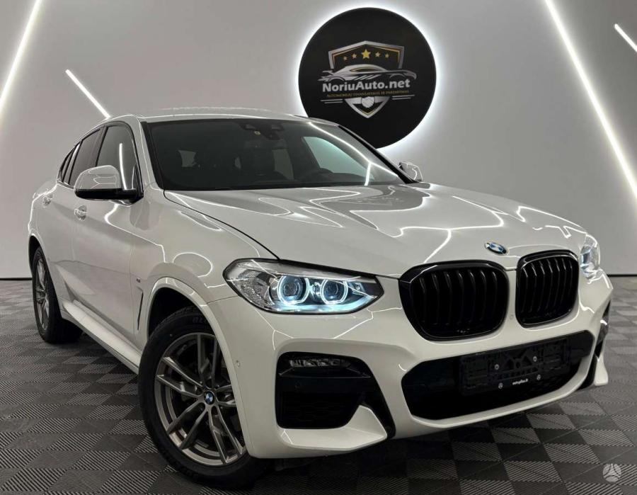 White BMW X4 2021 in Marijampole, with an engine capacity of 2.00 L and mileage of 226 thousand km for 26650 €, photo 1 on AUTOMOTO.COM.LV