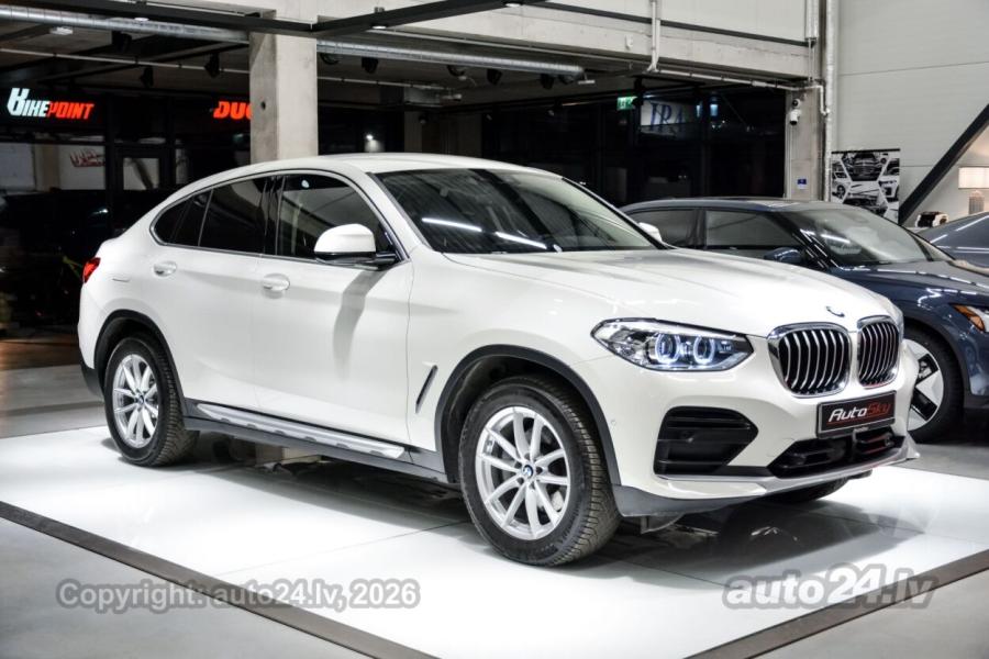 White BMW X4 2021 in Tallinn, with an engine capacity of 2.00 L and mileage of 84 thousand km for 39900 €, photo 1 on AUTOMOTO.COM.LV
