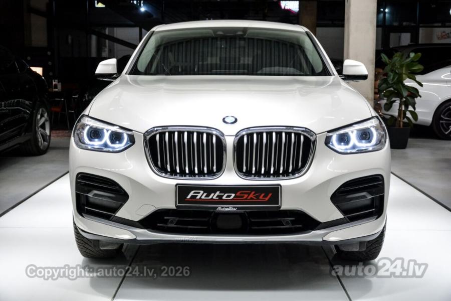 White BMW X4 2021 in Tallinn, with an engine capacity of 2.00 L and mileage of 84 thousand km for 39900 €, photo 2 on AUTOMOTO.COM.LV