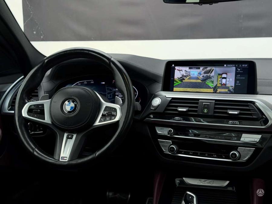 White BMW X4 2021 in Vilnius, with an engine capacity of 2.00 L and mileage of 58 thousand km for 36800 €, photo 17 on AUTOMOTO.COM.LV
