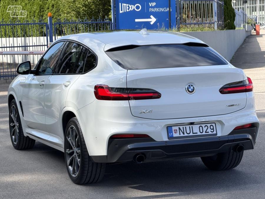 White BMW X4 2021 in Vilnius, with an engine capacity of 2.00 L and mileage of 59 thousand km for 36000 €, photo 8 on AUTOMOTO.COM.LV