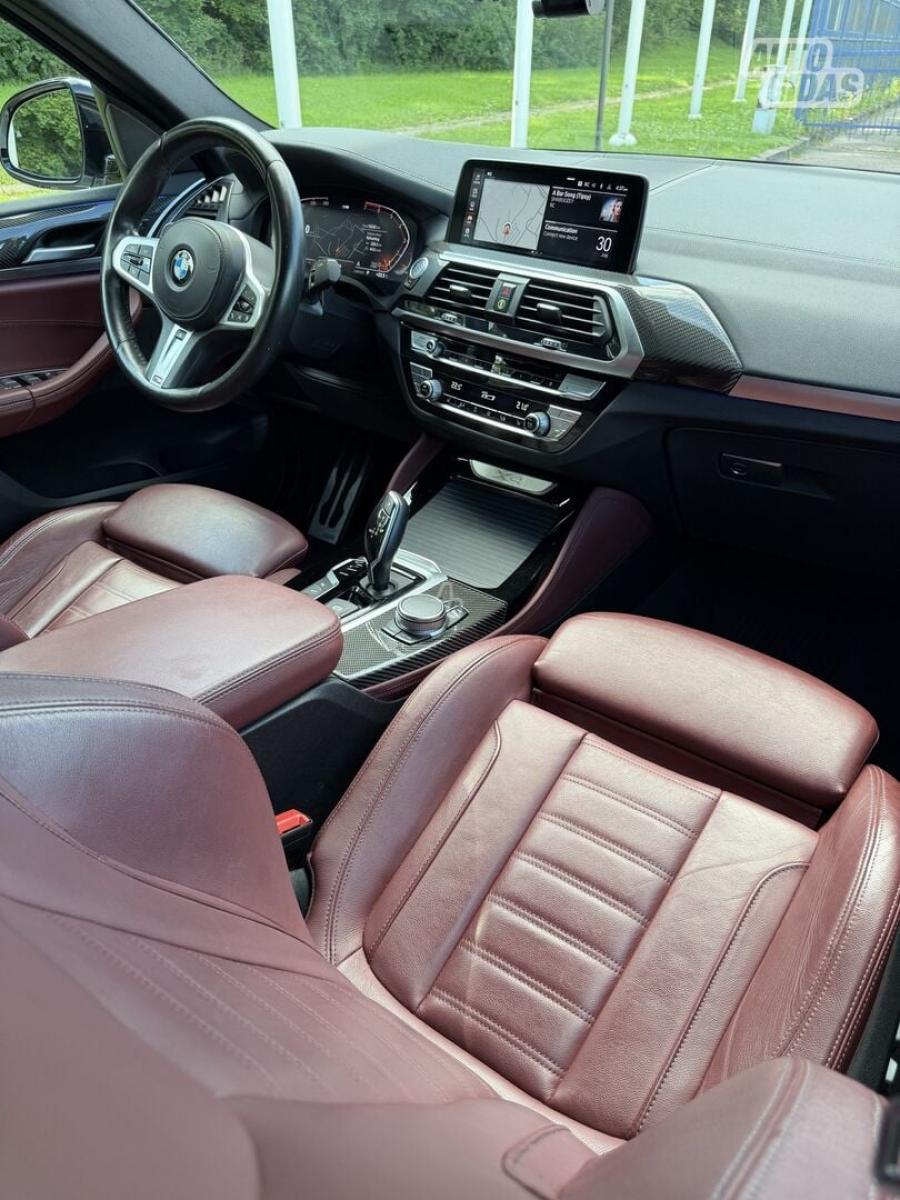 White BMW X4 2021 in Vilnius, with an engine capacity of 2.00 L and mileage of 59 thousand km for 36000 €, photo 18 on AUTOMOTO.COM.LV