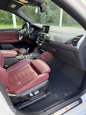 White BMW X4 2021 in Vilnius, with an engine capacity of 2.00 L and mileage of 59 thousand km for 36000 €, photo 19 on AUTOMOTO.COM.LV