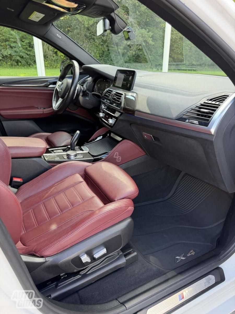 White BMW X4 2021 in Vilnius, with an engine capacity of 2.00 L and mileage of 59 thousand km for 36000 €, photo 19 on AUTOMOTO.COM.LV