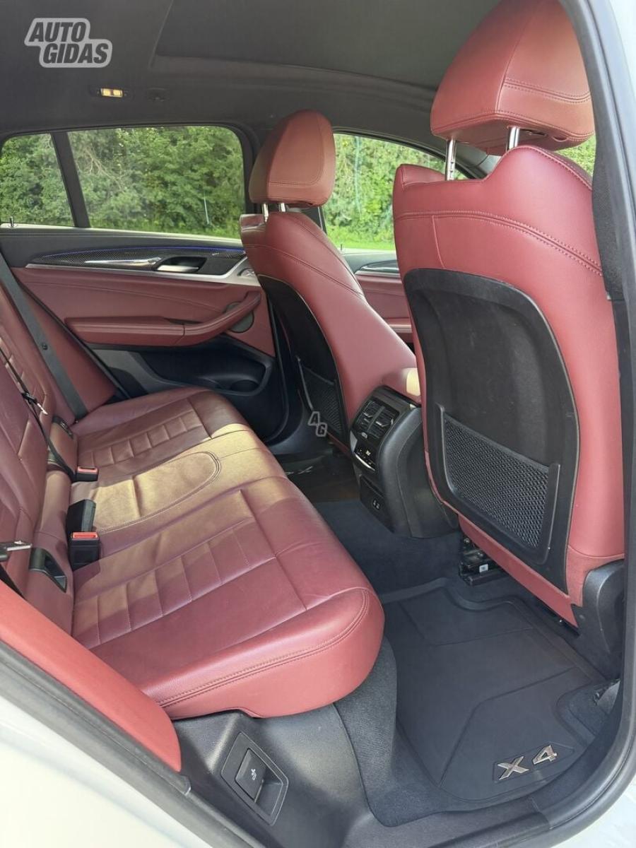 White BMW X4 2021 in Vilnius, with an engine capacity of 2.00 L and mileage of 59 thousand km for 36000 €, photo 22 on AUTOMOTO.COM.LV