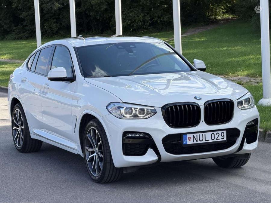 Balts BMW X4 2021 Viļņa, ar dzinēja tilpumu 2.00 L un nobraukumu 59 tūkst. km par 36000 €, foto 4 vietnē AUTOMOTO.COM.LV