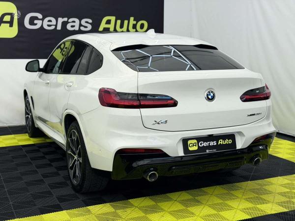 White BMW X4 2021 in Vilnius, with an engine capacity of 2.00 L and mileage of 58 thousand km for 36800 €, photo 4 on AUTOMOTO.COM.LV
