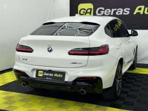 White BMW X4 2021 in Vilnius, with an engine capacity of 2.00 L and mileage of 58 thousand km for 36800 €, photo 7 on AUTOMOTO.COM.LV