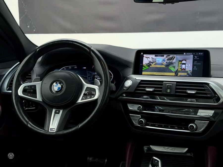 White BMW X4 2021 in Vilnius, with an engine capacity of 2.00 L and mileage of 58 thousand km for 36800 €, photo 17 on AUTOMOTO.COM.LV