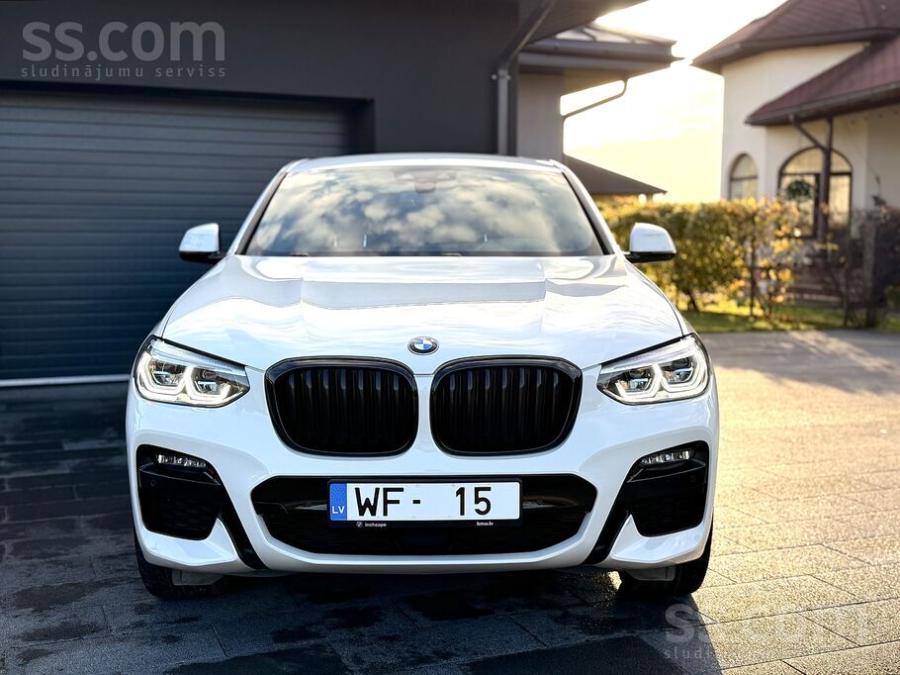 White BMW X4 2021 in Riga, with an engine capacity of 3.00 L and mileage of 80 thousand km for 35300 €, photo 3 on AUTOMOTO.COM.LV