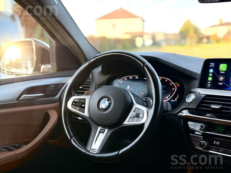 White BMW X4 2021 in Riga, with an engine capacity of 3.00 L and mileage of 80 thousand km for 35300 €, photo 7 on AUTOMOTO.COM.LV