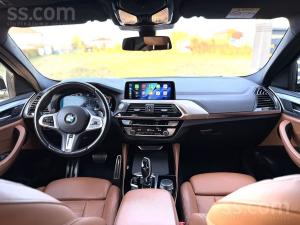 White BMW X4 2021 in Riga, with an engine capacity of 3.00 L and mileage of 80 thousand km for 35300 €, photo 8 on AUTOMOTO.COM.LV