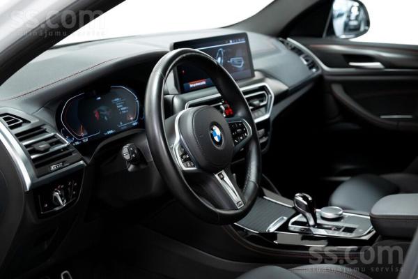 White BMW X4 2023 in Riga, with an engine capacity of 3.00 L and mileage of 65 thousand km for 47500 €, photo 9 on AUTOMOTO.COM.LV