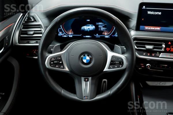White BMW X4 2023 in Riga, with an engine capacity of 3.00 L and mileage of 65 thousand km for 47500 €, photo 10 on AUTOMOTO.COM.LV
