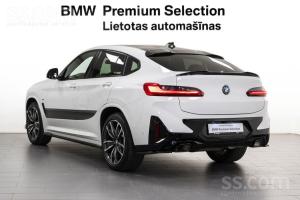 White BMW X4 2023 in Riga, with an engine capacity of 2.00 L and mileage of 51 thousand km for 48500 €, photo 4 on AUTOMOTO.COM.LV