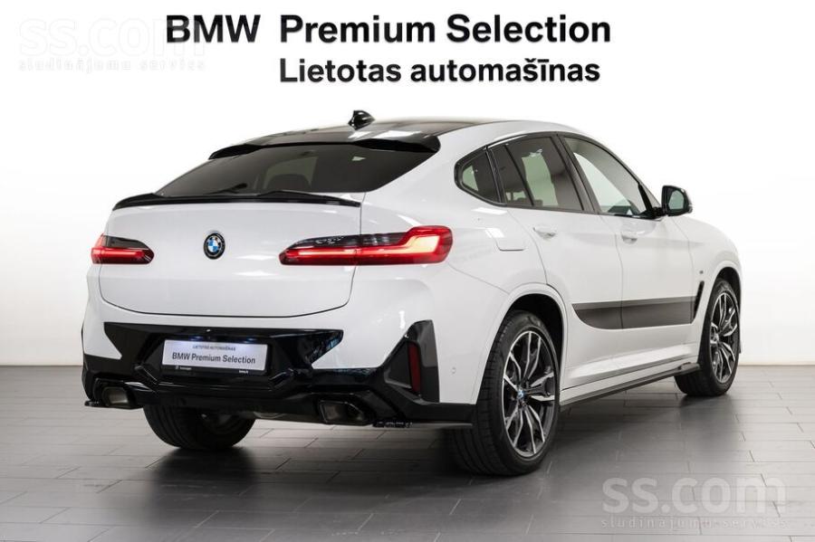 White BMW X4 2023 in Riga, with an engine capacity of 2.00 L and mileage of 51 thousand km for 48500 €, photo 5 on AUTOMOTO.COM.LV