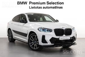 White BMW X4 2023 in Riga, with an engine capacity of 2.00 L and mileage of 51 thousand km for 48500 €, photo 6 on AUTOMOTO.COM.LV